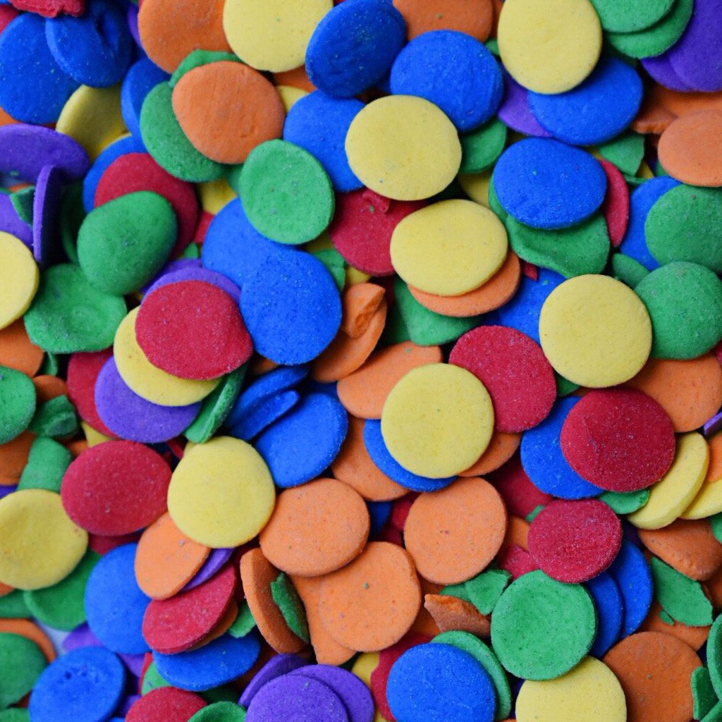 Jumbo Primary Confetti – Neon Yolk Shop